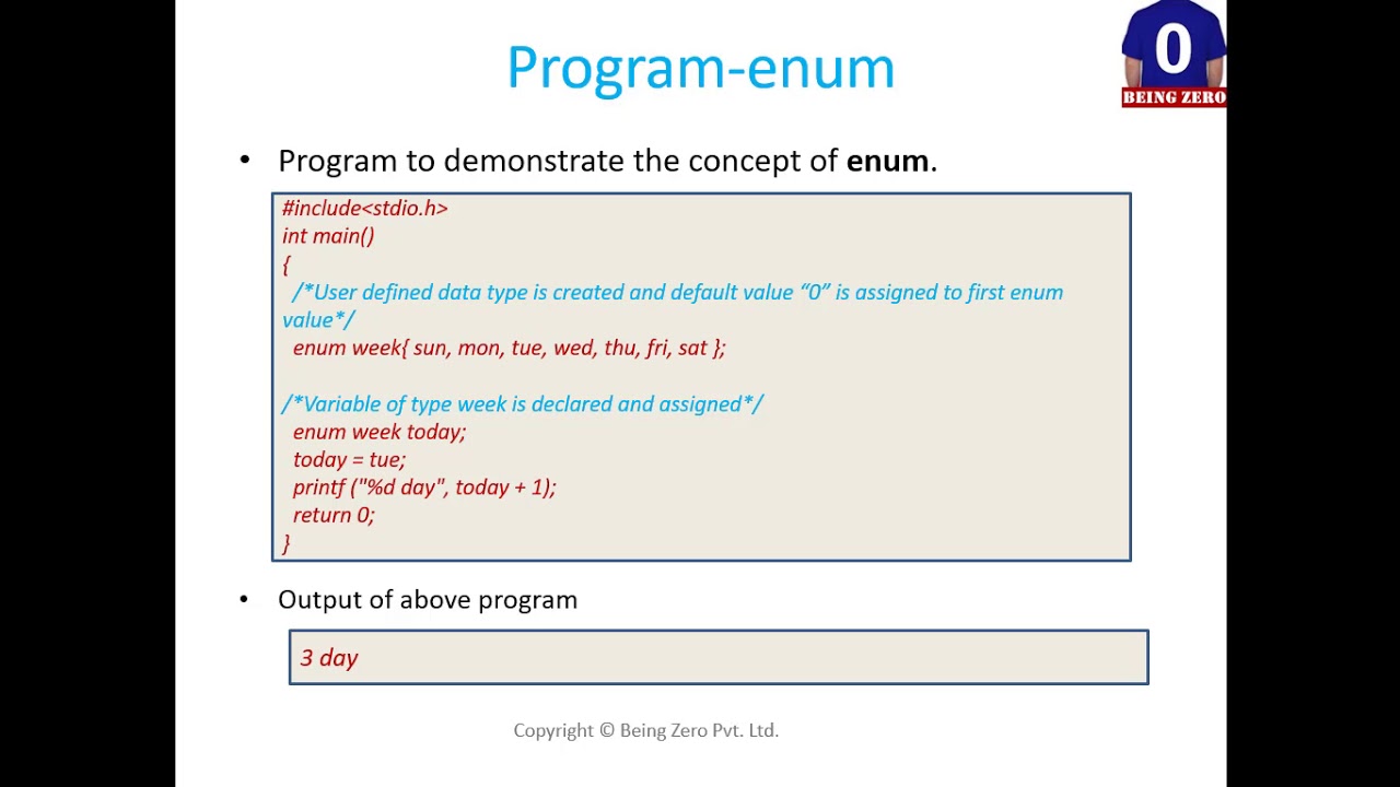 C Tutorial-Enum