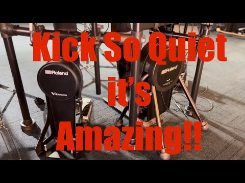 Roland VQD106 demo | The quietest kick drum ever? KDQ-8 Vs. KD-10