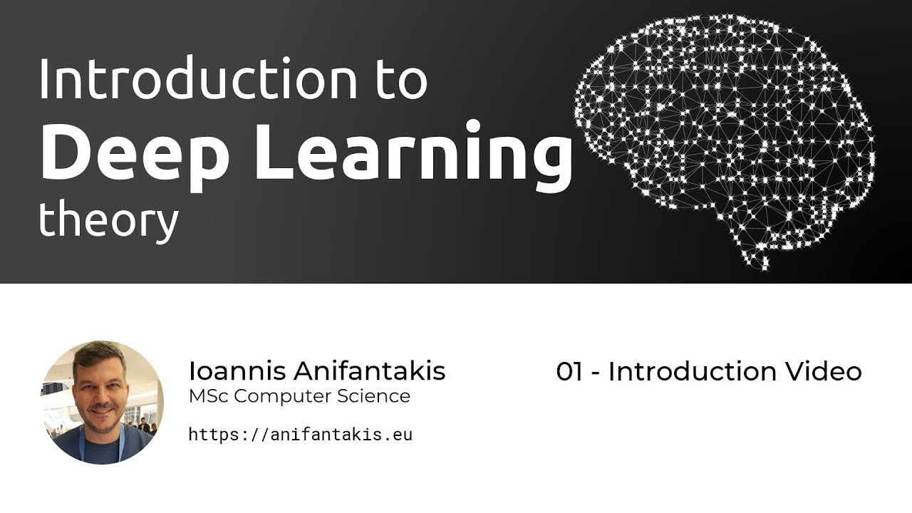 Deep Learning - 01 Tutorial Introduction