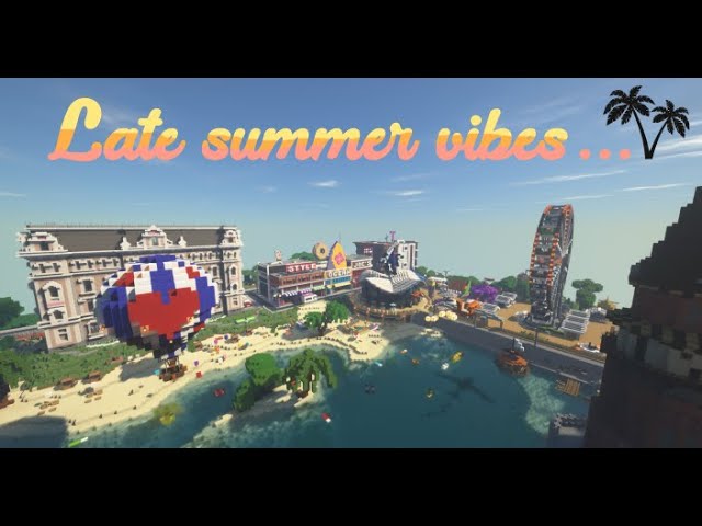 Late Summer Vibes - Beach Showcase Minecraft Map