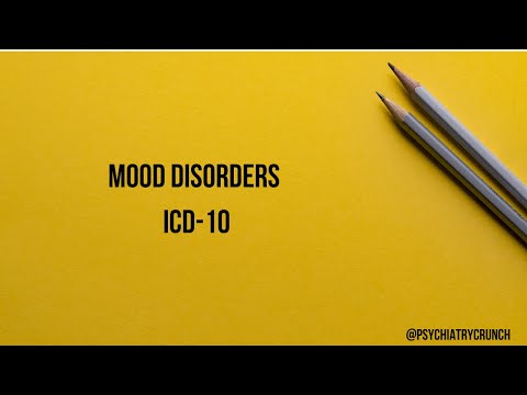 Mood Disorders ICD 10 Criteria and its description