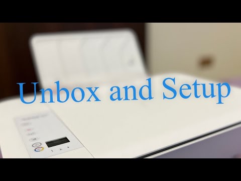 Unboxing and Setting Up the Deskjet 2548 All-in-One Printers | Hp