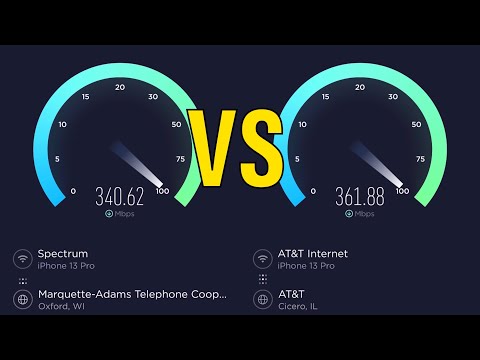 Internet Service Provider: Spectrum 300 Mbps vs AT&T Fiber 300