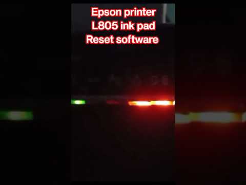 Epson printer L805 ink pad Reset software #epson #service #Apsprinter