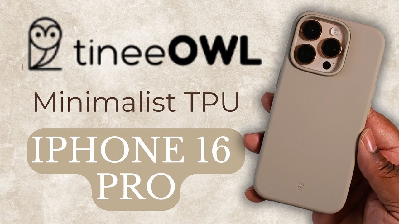 The Quality of TineeOWL TPU Case for Under $20 is INSANE! Must Have Apple iPhone 16 Pro Case!