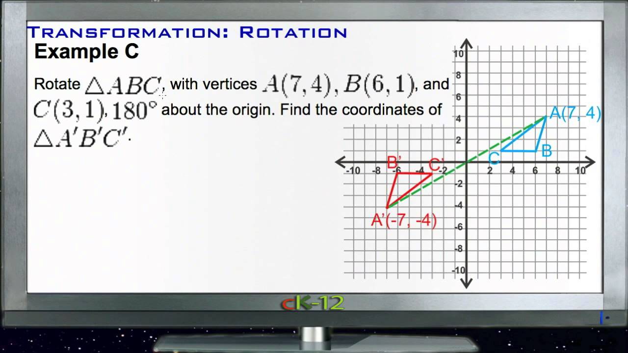 Transformation - Rotation: Examples (Basic Geometry Concepts)