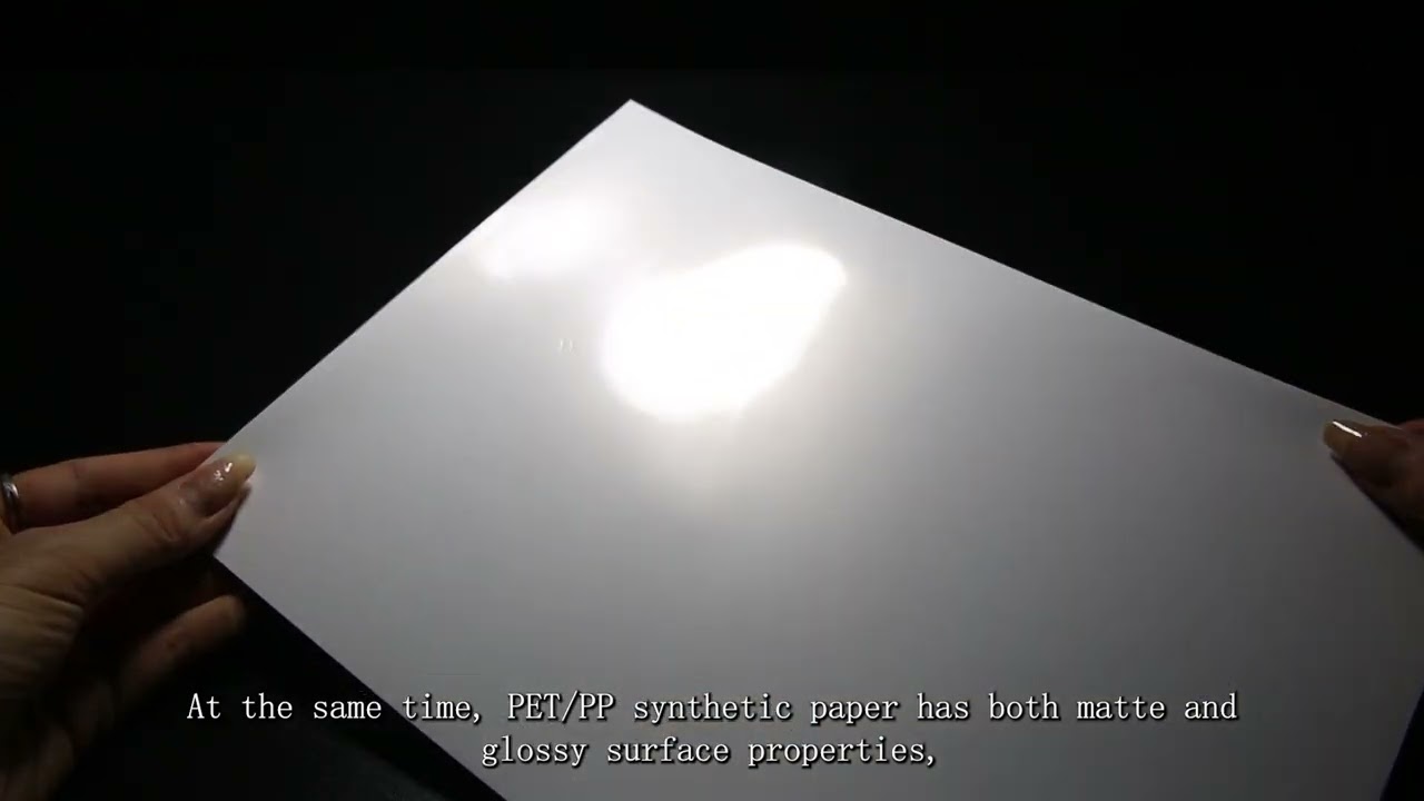 Polypropylene PET/PP Synthetic Paper Benefits and Uses | Lizheng