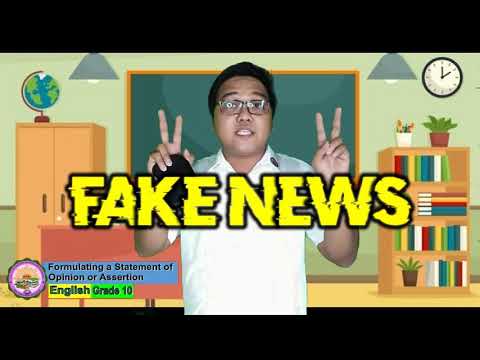 Formulating a Statement of Opinion or Assertion - English 10, Quarter 2 Module 3