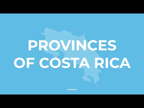 PROVINCES OF COSTA RICA - COSTA RICAN SPANISH
