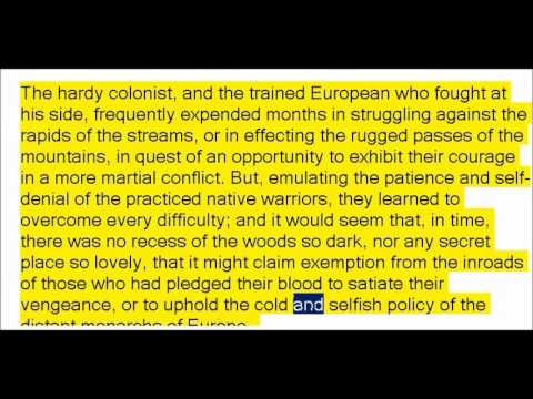 The Last of the Mohicans by James Fenimore Cooper 1of2 (Book Reading, British English Female Voice)