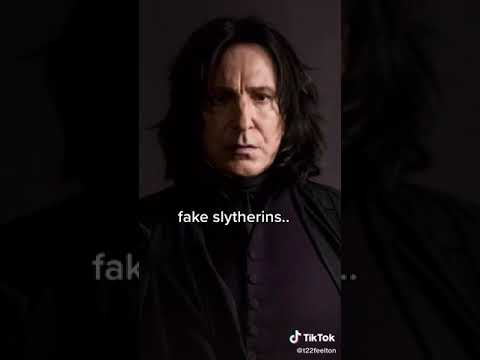 FAKE Slytherins Vs REAL Slytherins