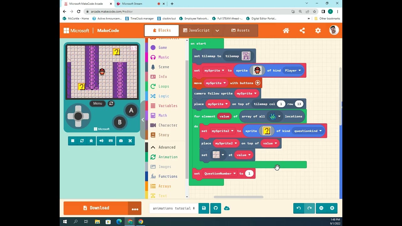 Make Code arcade: Make Multiple Questions (update!)