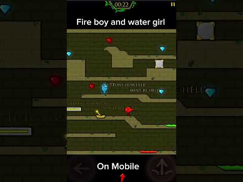 Fire Boy And Water Girl on mobile (real)