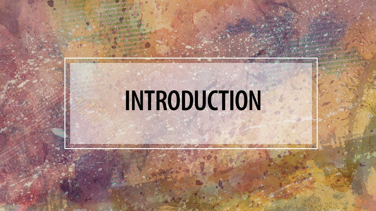 Study guide introduction