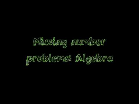 How to solve missing number problems Video Lecture - Year 6 Mathematics