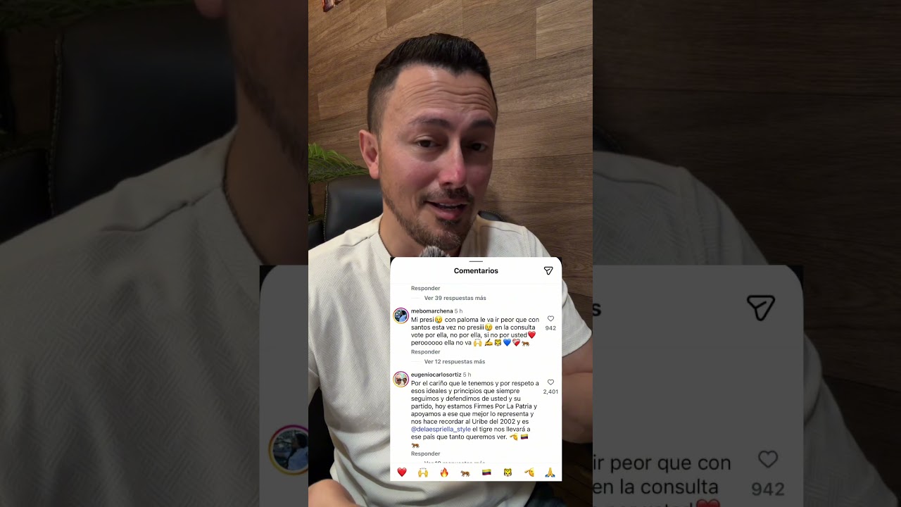This is what people are commenting on Álvaro Uribe Vélez's posts