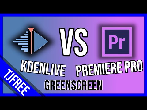Green Screen | Kdenlive VS Adobe Premiere Pro