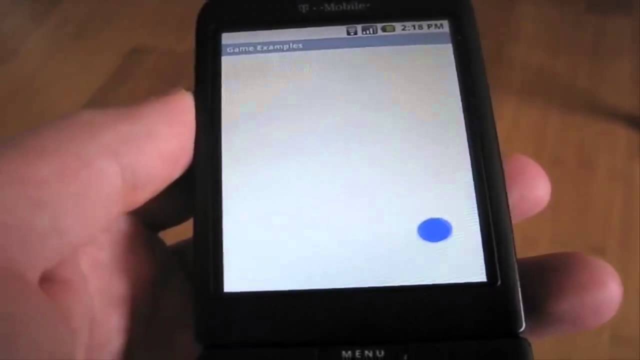 Bouncing ball Android project Demo and  free source code downloads