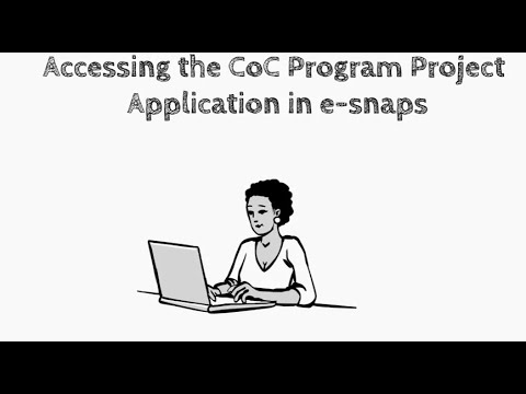 Accessing the CoC Program Project Application in e-snaps