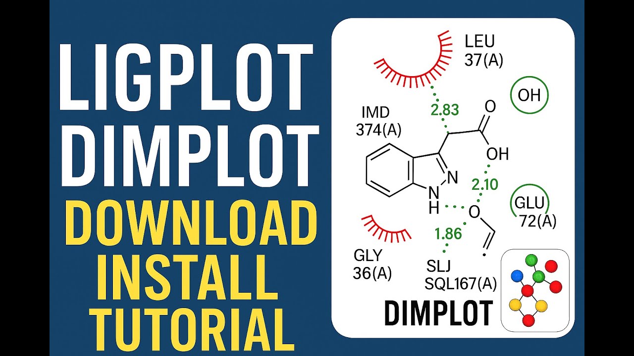 Ligplot Tutorial | Ligplot Installation | Dimplot Tutorial