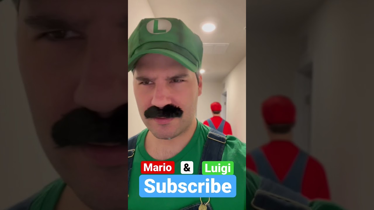 Mario and Luigi are bros? #shorts #nintendo #cosplay #comedy #youtubeshorts