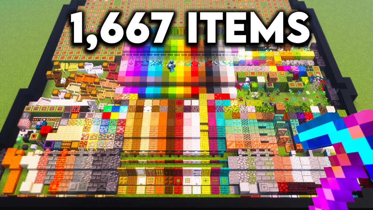 I Got EVERY ITEM in MINECRAFT