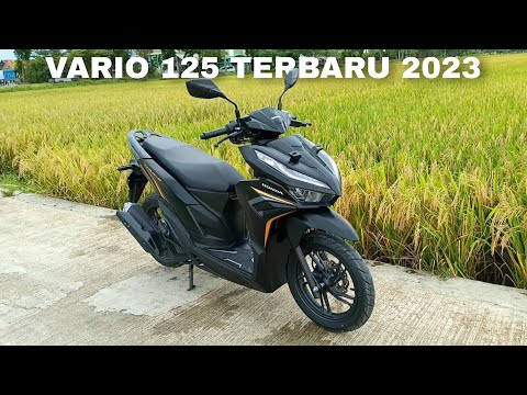 Vario 125 terbaru 2023 - Vario 125 CBS ISS MATTE BLACK