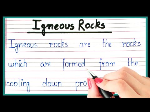 What are igneous rocks | Definition of igneous rocks | Short note on igneous rocks