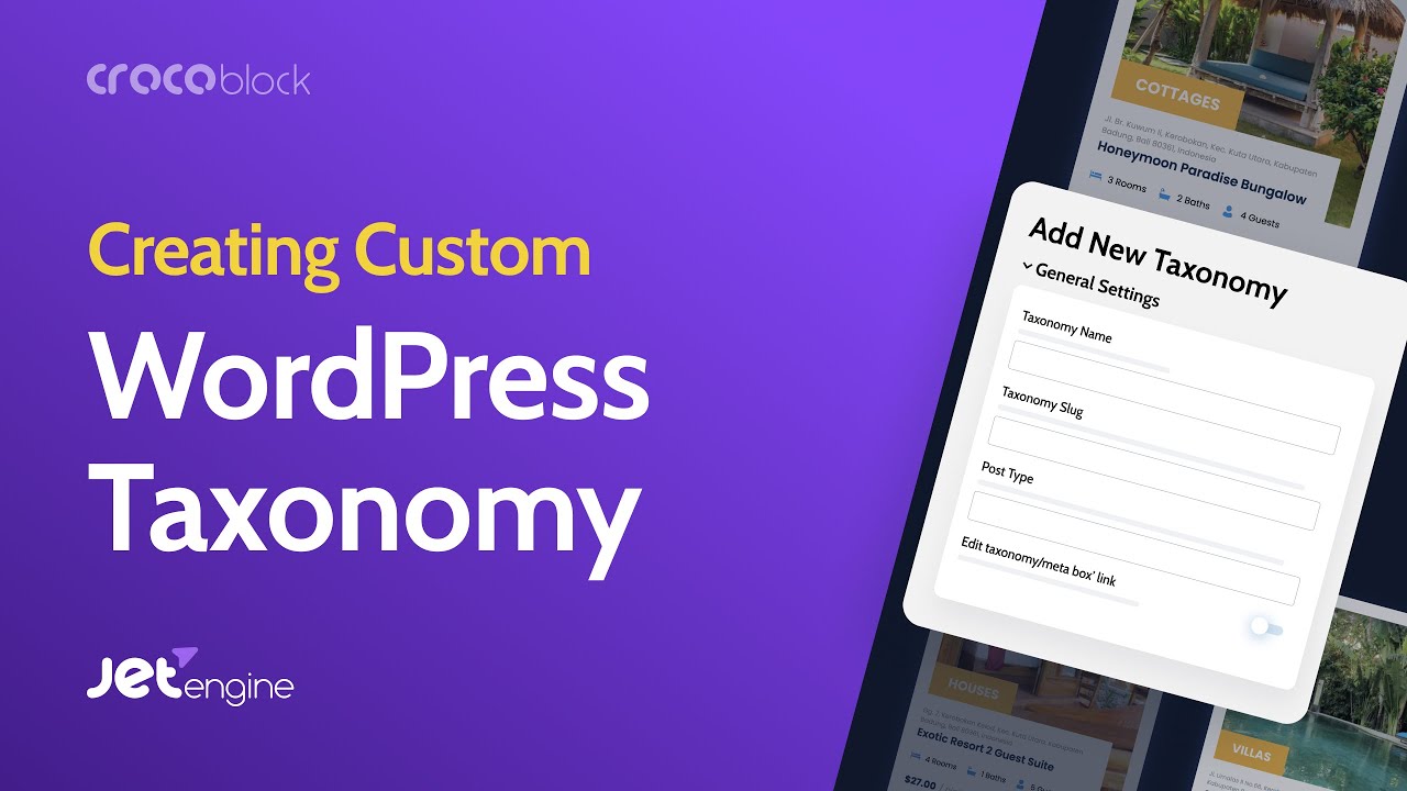Custom Taxonomy in WordPress with JetEngine | Loop Builder for Terms