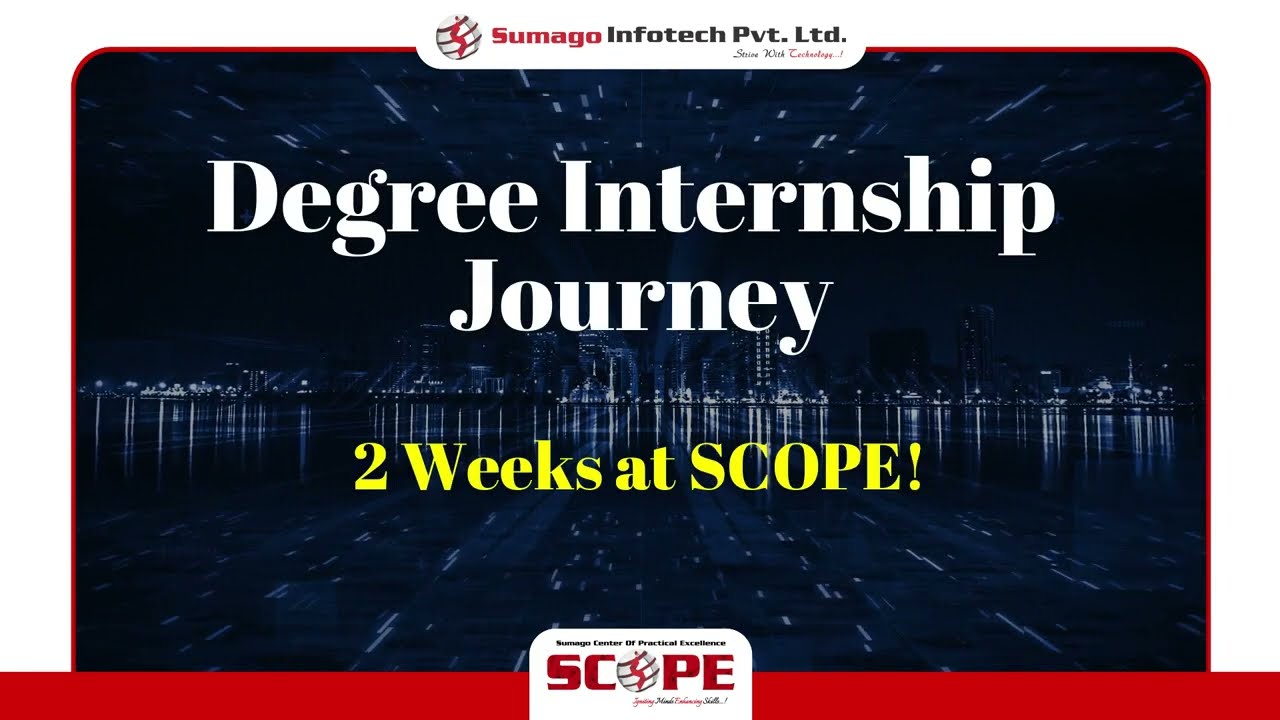 2 Weeks of Hands-On Learning: Degree Internship at Sumago Center