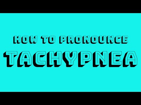 Tachypnea Pronunciation