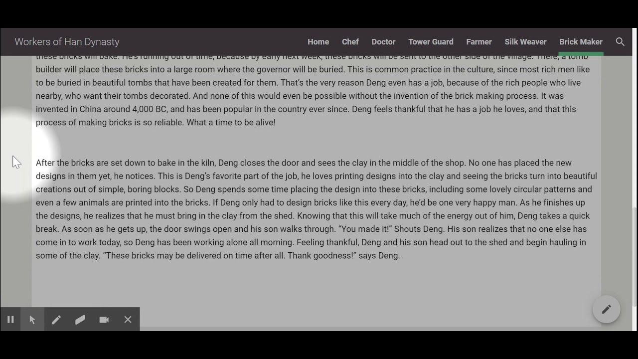 Workers of Han Dynasty - Brick Maker