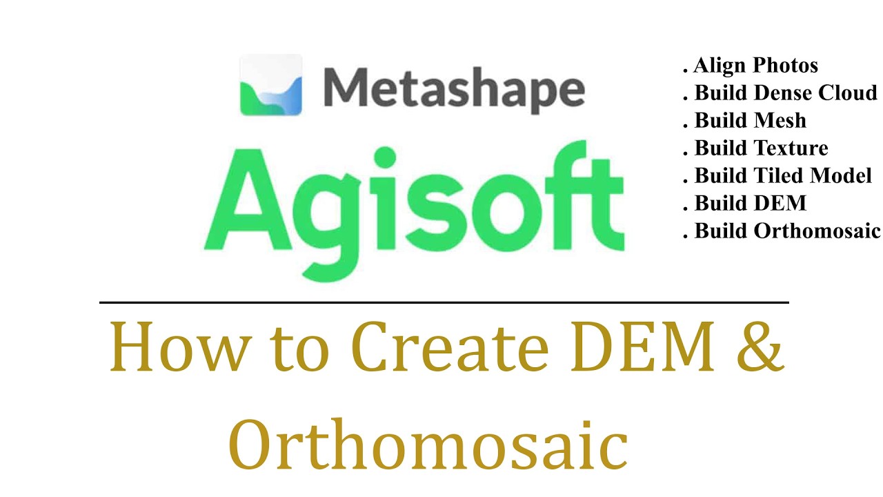 Agisoft Metashape Complete Tutorial | Episode 01: Align Photos, Add GCPs & Build Dense Cloud