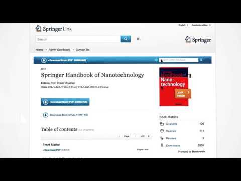 Springer eBooks – The University Library, University of the Philippines ...