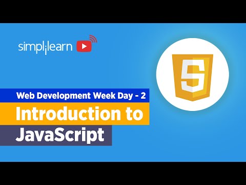 Learn Web Development Week Day 2 | JavaScript Full Course | JavaScript Tutorial | Simplilearn ...