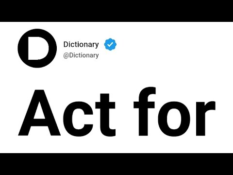Act for Meaning In English
