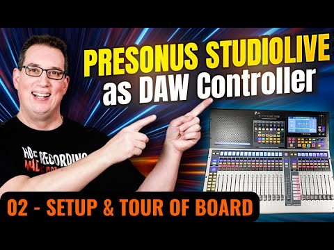 PreSonus StudioLive Digital Mixer SETUP | Studio Mixer DAW Digital Audio Workstation