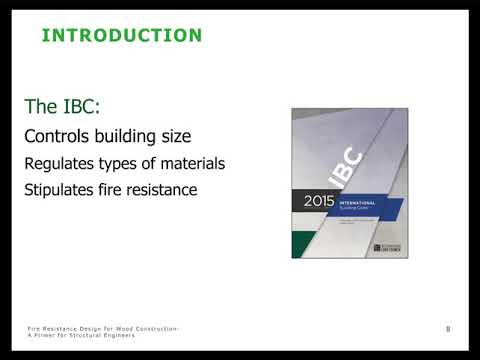 Fire Resistance Design for Wood Construction – A Primer for Structural Engineers