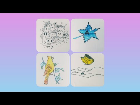 my best 10 ❤️ drawings part 1 by greeshmitha creations 😍