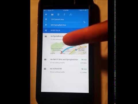 How to avoid tolls using the Iphone 6 & Iphone 6S