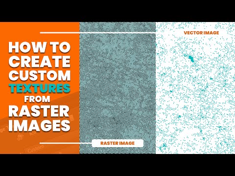 How To Create Vector Textures In Illustrator Using Image Trace