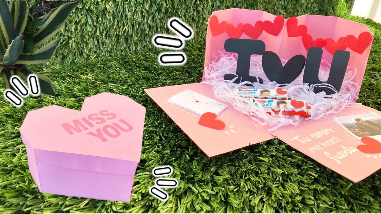 REGALO SORPRESA CAJA DE CORAZON ♥ SAN VALENTIN