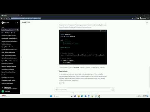 tokens in python with example