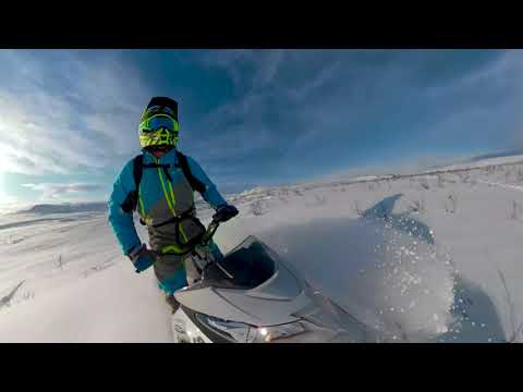 Visit to the Maclaren River Lodge on snow machines