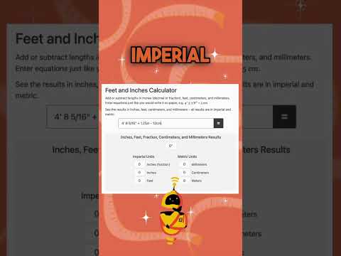 Need to add or subtract feet, inches, or centimeters with zero hassle?