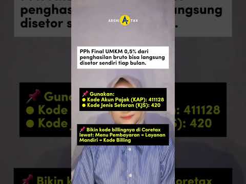 UMKM Wajib Tahu!Setor pajak makin gampang lewat Coretax!