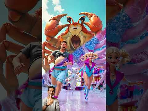 โญ๏ธ Evolution of Baby - family runs from giant crab monster โญ๏ธ #cute #cat #love #shorts