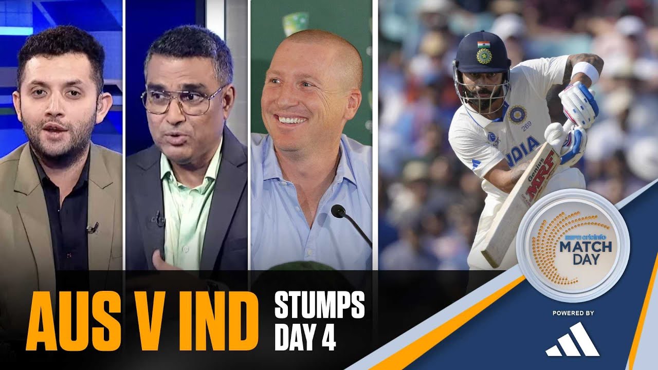 Kohli, Rahane re-build after India lose top 3 | WTC Final - AUS v IND | Stumps, Day 4