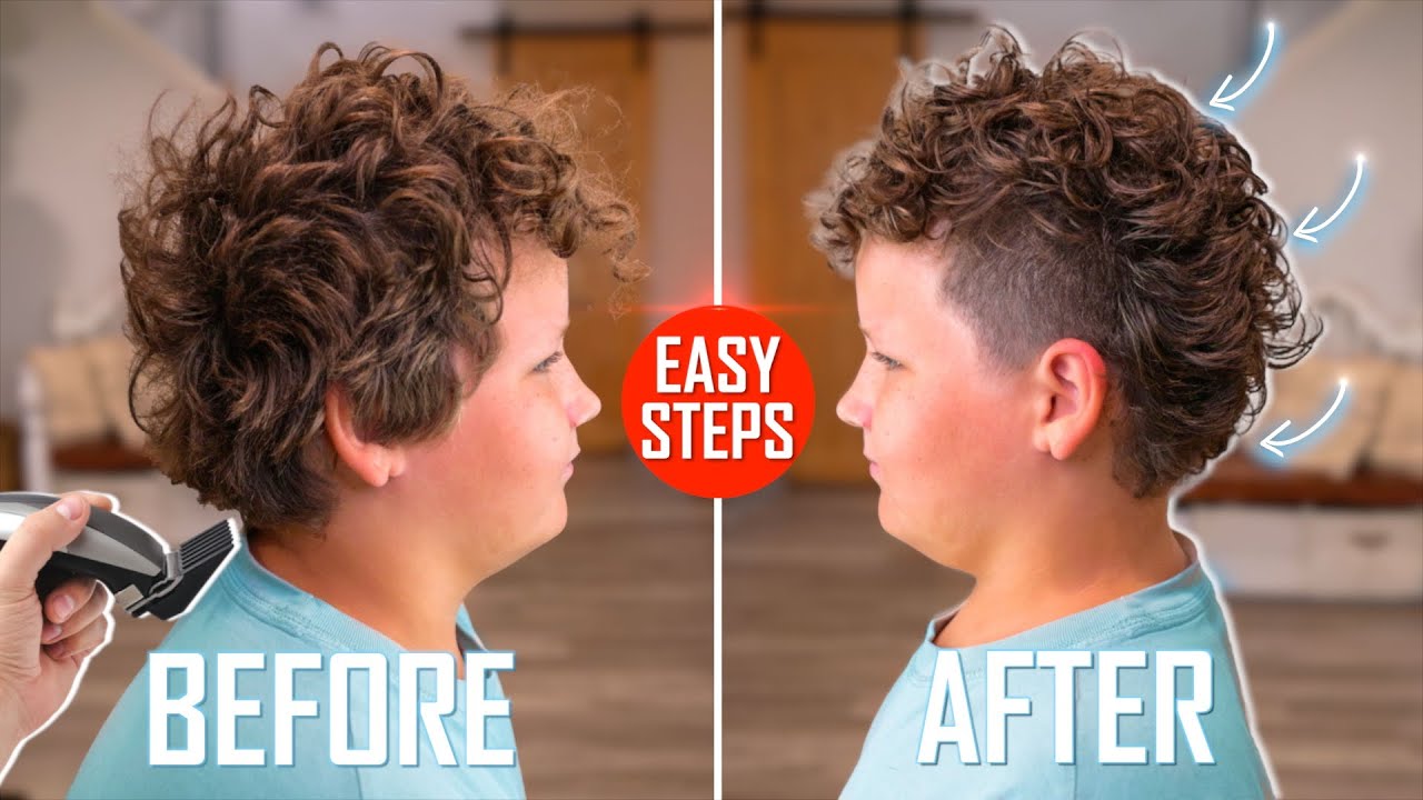 Modern Mullet Haircut At Home | NO Experience Needed
