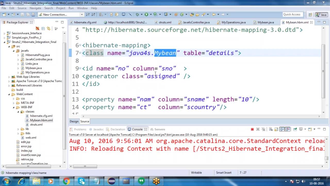 Java Tutorial 22:Structs